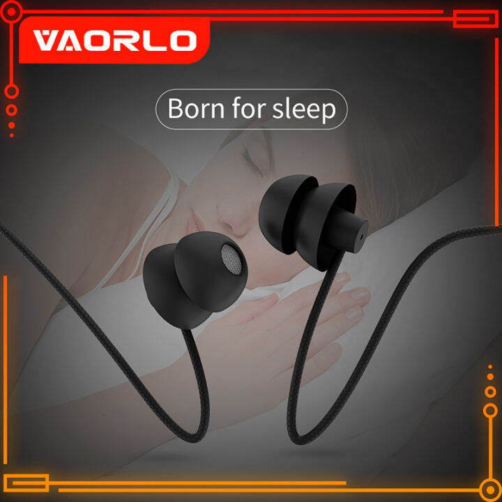 VAORLO 3.5mm Wired ASMR Earphone Hifi Headset Noise Cancelling Sleeping ...