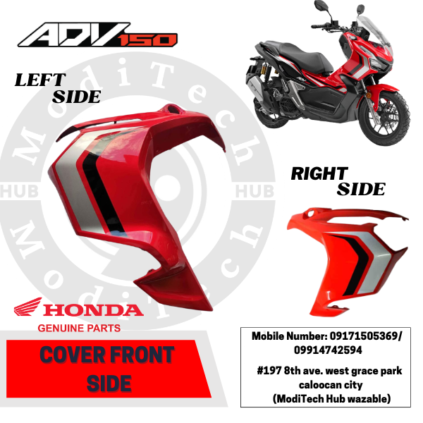 HONDA GENUINE COVER FRONT SIDE RED FOR ADV 150 | Lazada PH