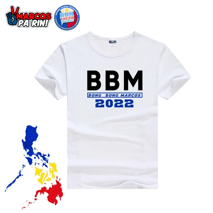New BBM Bongbong Marcos Election Campaign Shirt Cotton Spandex Easy to ...