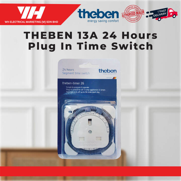 THEBEN 13A 24 HOURS PLUG IN TIME SWITCH | Lazada