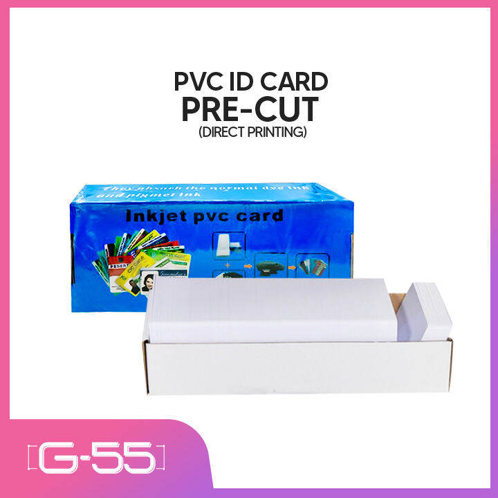 PVC ID PRE-CUT Card for 6 Colors Direct Printing (Company ID | Bag Tags ...