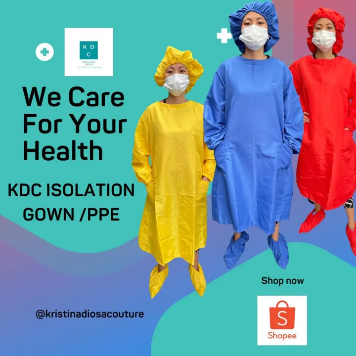 Lab Gown for Medical/Service/Laboratory Washable | Lazada PH