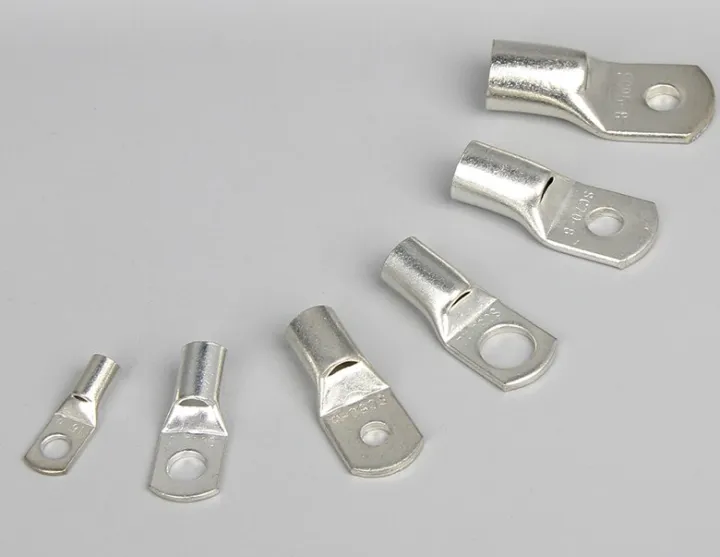 SC10-6 10-8 10-10 Copper Cable Lug Kit Bolt Hole Tinned Cable lugs ...
