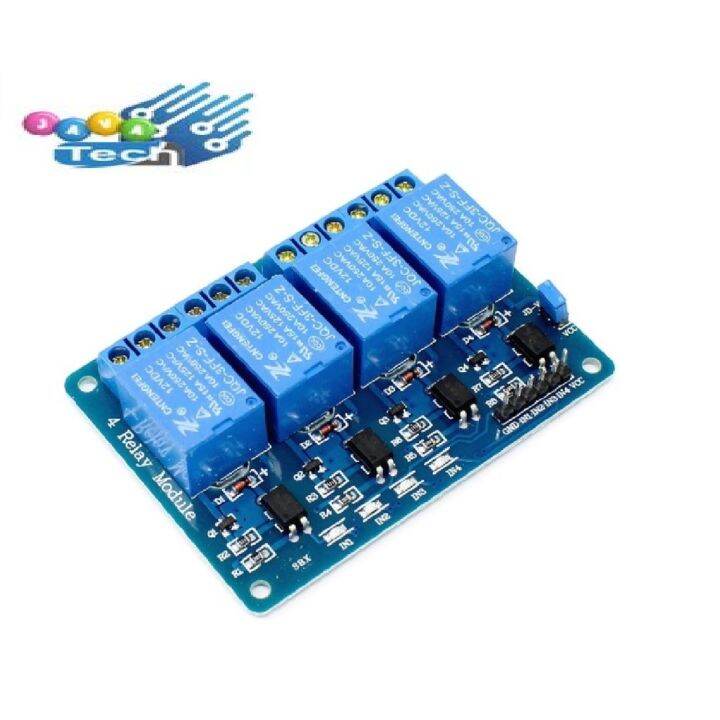 Modul Relay 4 Channel 12V Biru | Lazada Indonesia