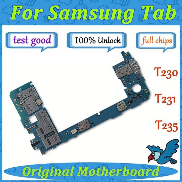 Original Motherboard For Samsung Galaxy Tab 4 T230 T231 T235 WIFI 3G 4G ...