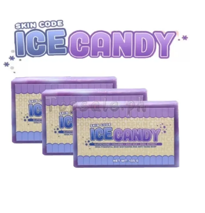 (Set of 3)Original Ice Candy Whitening and Anti-acne Soap | Lazada PH