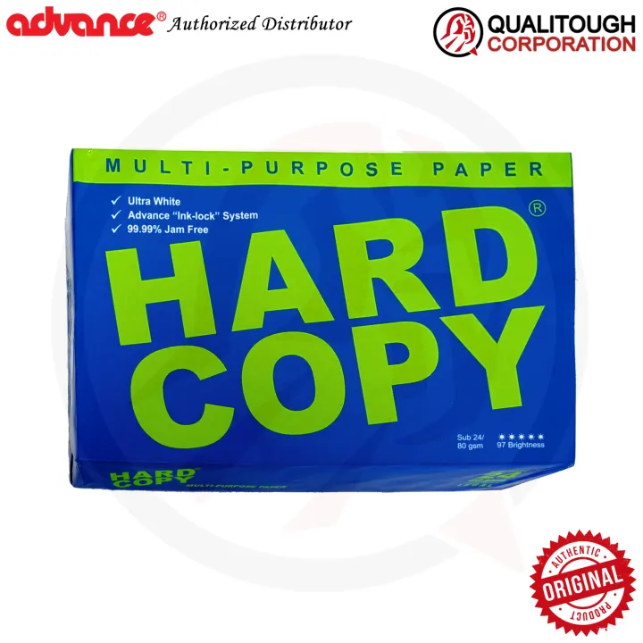 Advance Hardcopy copy paper subs 24 (80GSM) long legal short letter ...
