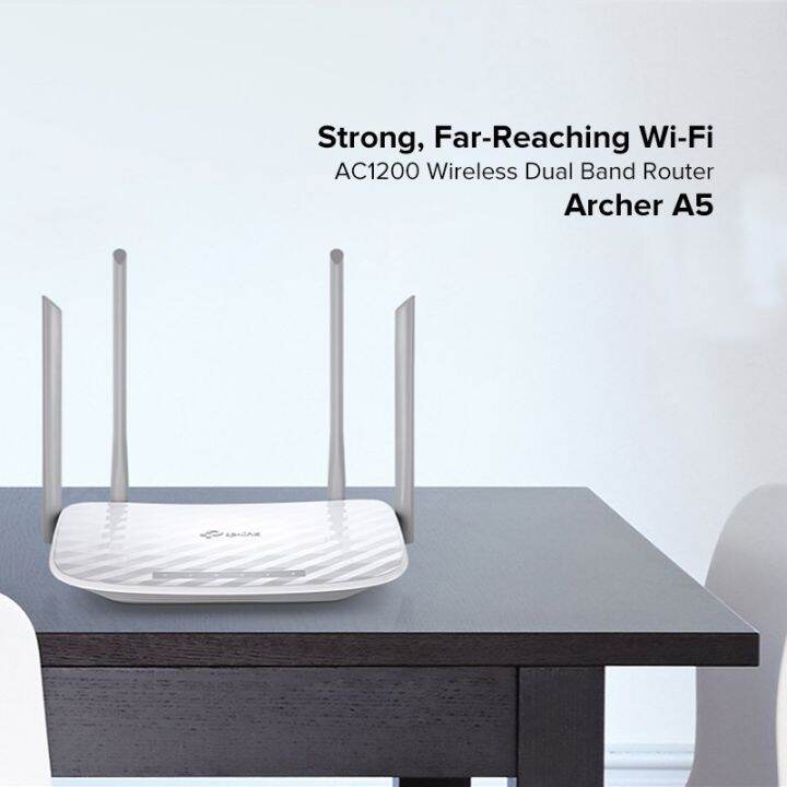 Tp-Link Archer A5 AC1200 Wireless Dual Band Router | 2.4G & 5G Wi-Fi ...