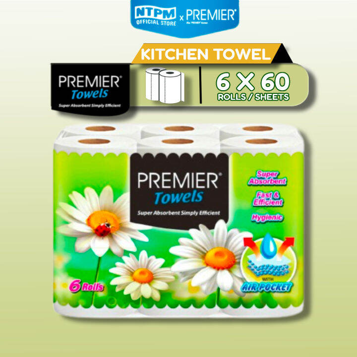 Premier Kitchen Towel (6RL x 60'S) | Lazada