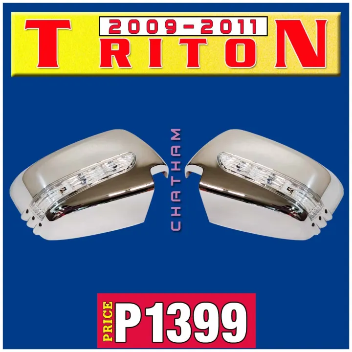 Side Mirror Cover with Signal Light for Strada Triton 2009 2010 2011 ...