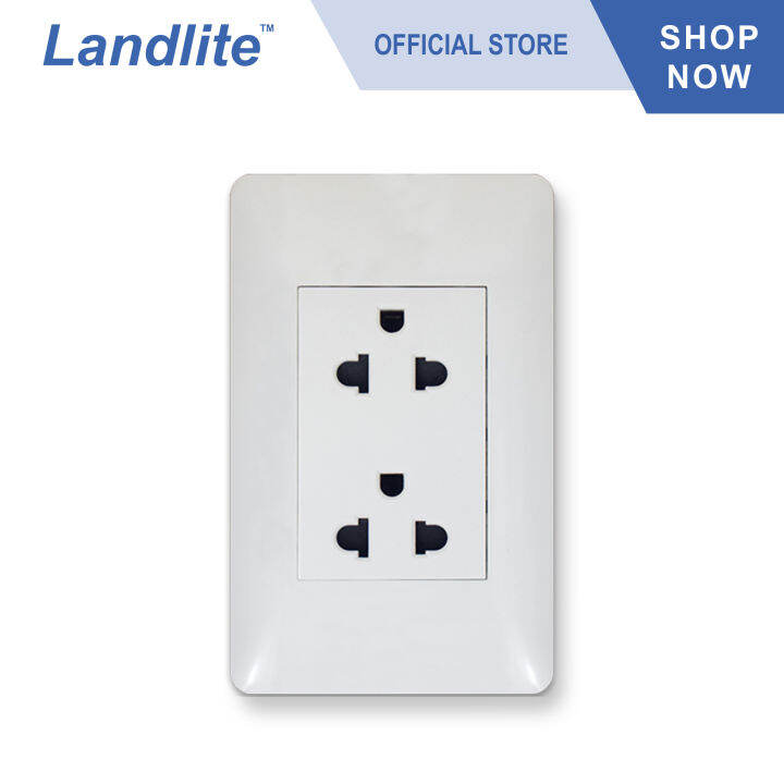 Landlite Wiring Devices LWD-2OU3PL-3G-WHT | Lazada PH