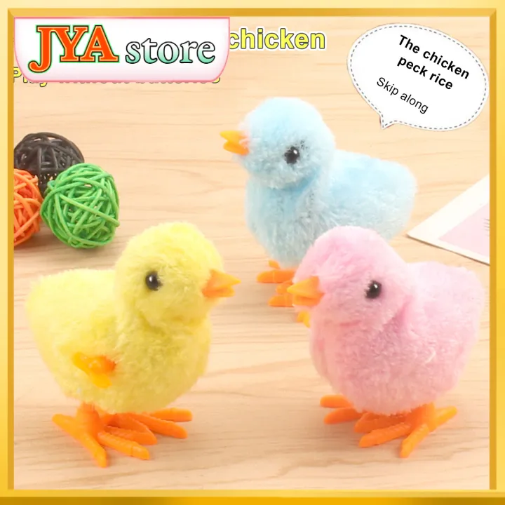 [JYA store] Clockwork Chick Jumping Cartoon Children's Products Plush ...