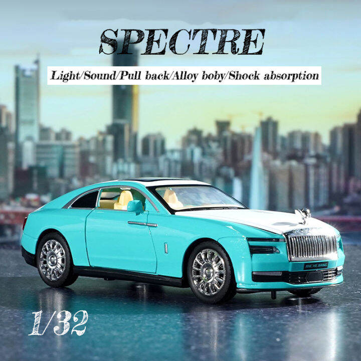 ของเล่นเด็ก,รถ Diecast 1/32 Roll-Royce Spectre EV โลหะผสมสังกะสีแสงและ ...