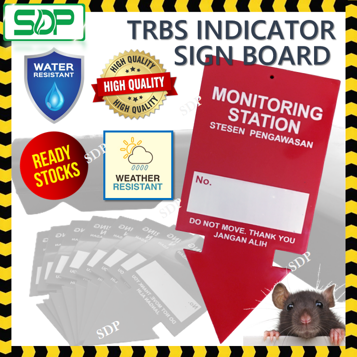 Indicator Signboard TRBS / Outdoor Rat Bait Station / Kotak Ubat Tikus ...