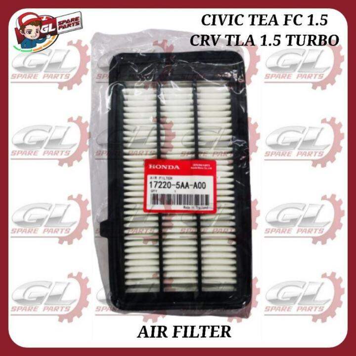 AIR FILTER HONDA CIVIC TEA FC 1.5 TURBO CRV TLA 1.5 TURBO (17220-5AA ...