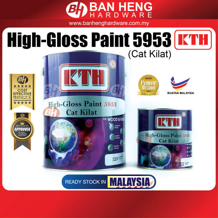 [PART 01-03] KTH High Gloss Paint 5953 for Wood and Metal 5 Liters | Lazada