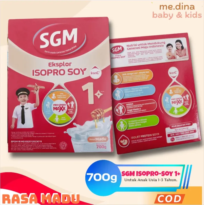 SGM EKSPLOR SOYA 1+ 700gram Rasa Madu - Untuk Anak Usia 1 s.d 5 Tahun - Masa berlaku 2024 ...