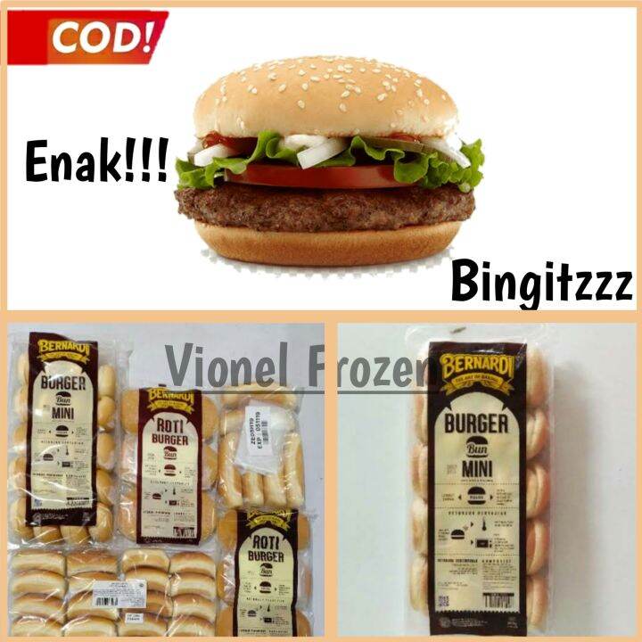 Roti burger mini isi 20pcs Roti burger benardi isi 20 | Lazada Indonesia