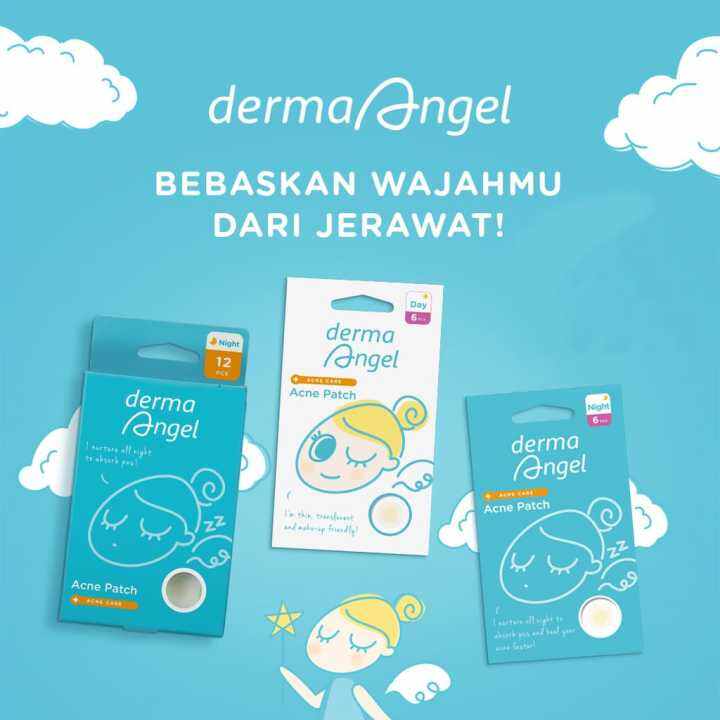 DERMA ANGEL Acne Patch Kit (day & night) Sticker Jerawat Derma Angel ...