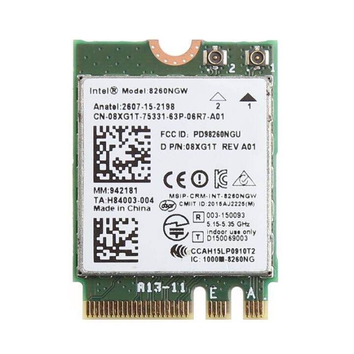 For Intel Wireless-AC 8260 8260NGW Dual Band Wi-Fi for M.2 NGFF ...