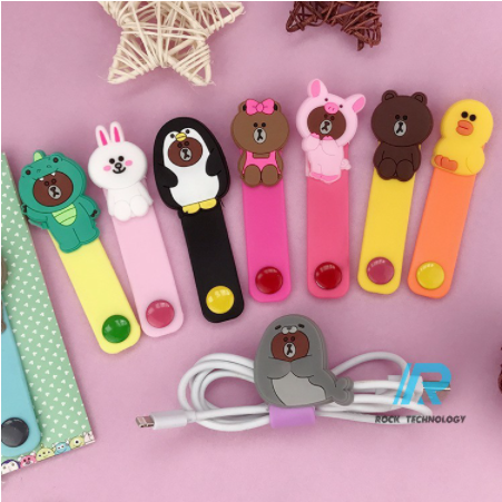 Over Shop Cute Cable Organizer Cartoon Wire Clips Cable Protector ...