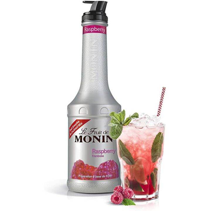 MONIN RASPBERRY FRUIT PUREE 1LITER PLASTIC JUG | Lazada PH