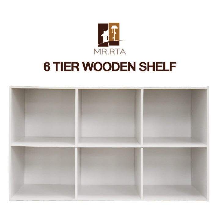 MR.RTA 6 Tier Bookshelf(2Tier x 3)/Rak Buku 6 Tingkat/READY STOCK ...