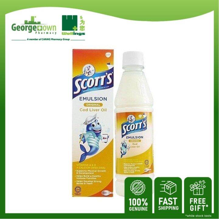 SCOTTS EMULSION ORIGINAL REGULAR 400ML X 2 [Georgetown Wellings ...