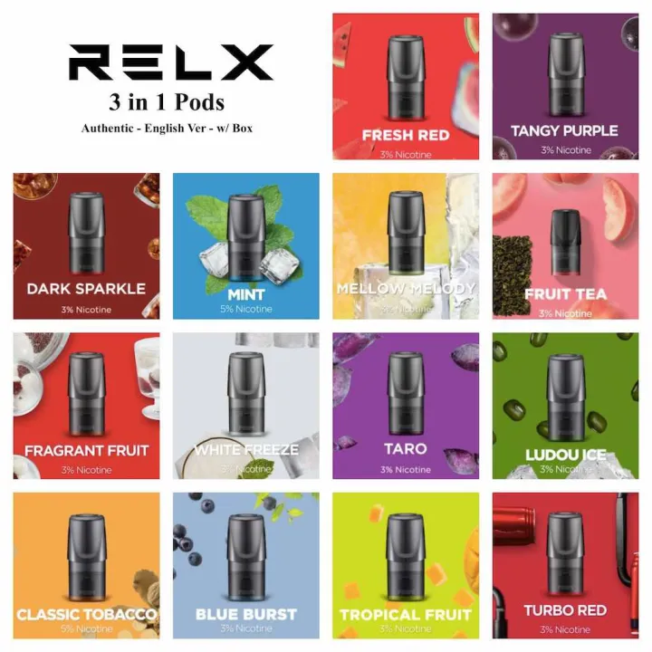 New 9.9 SALE!! Original RELX Classic 3-in-1 Single Pods ENGLISH Version ...