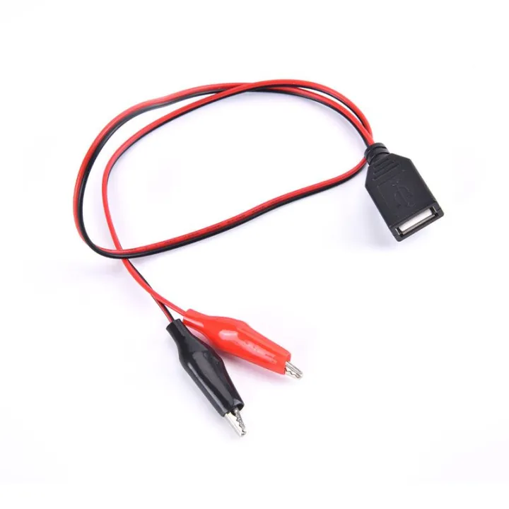 Graceful Alligator Test Clips Clamp To USB Male Female Connector Cable ...