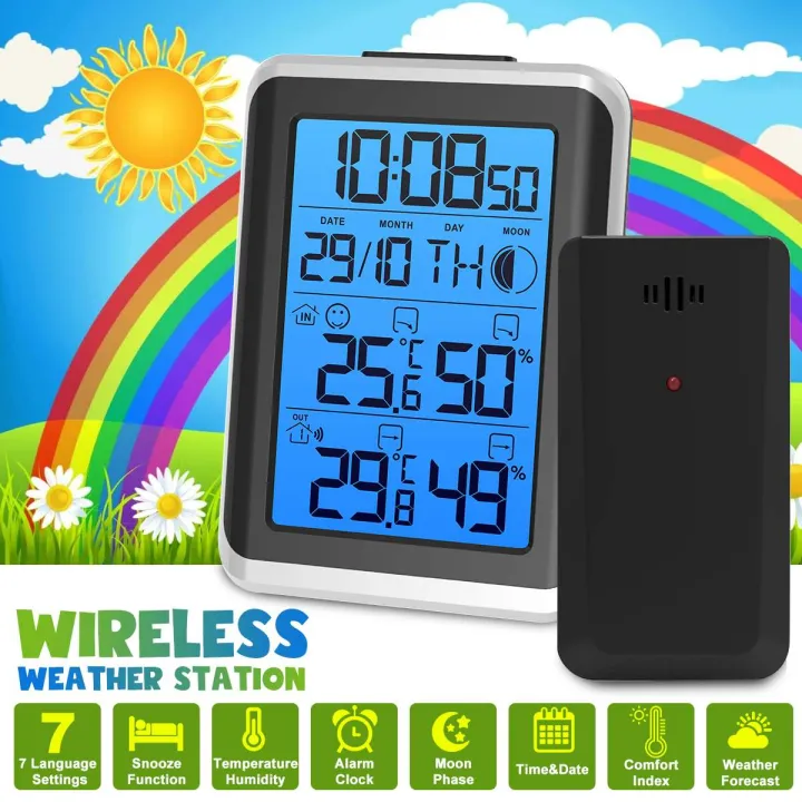Digoo Weather Station Digital Hygrometer Thermometer Meter Wireless ...