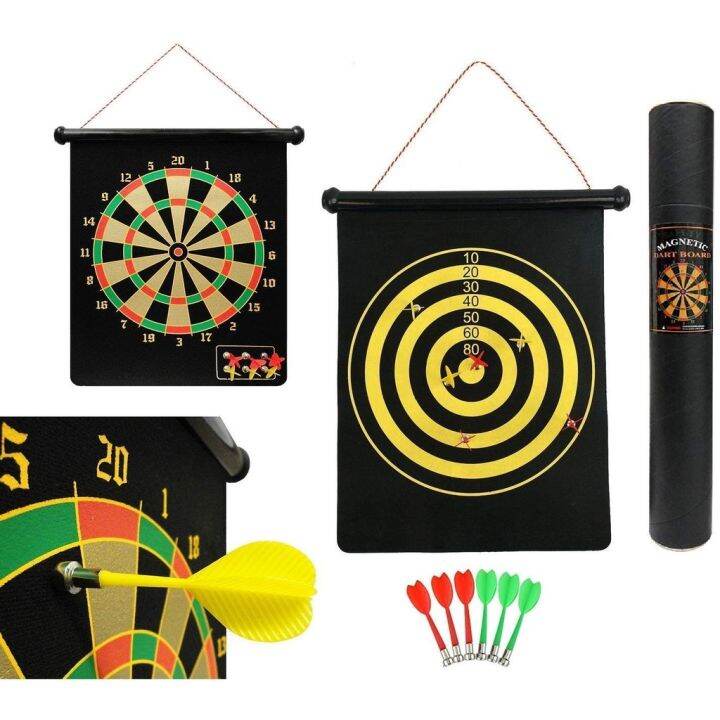 Magnetic Reversable Dart Board Indoor Outdoor Games for Kids and Adults LA-1525 MR.HO | Lazada PH