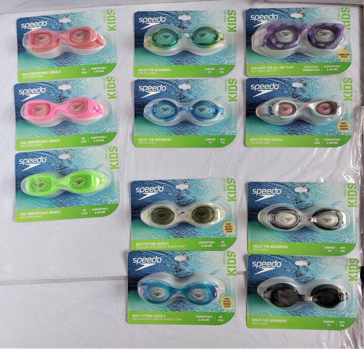 Speedo Goggles Kids Ages 3-6 Assorted NewUSA | Lazada PH
