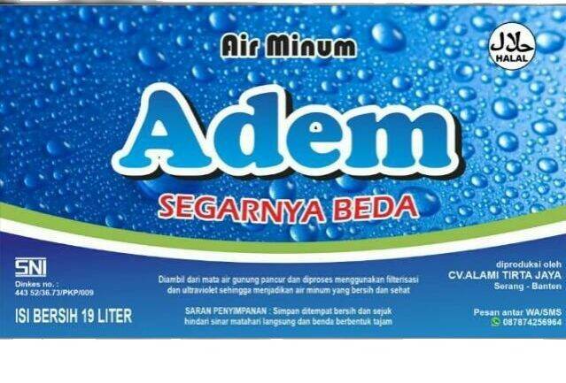 Sticker Air Galon Custom 10 pcs | Lazada Indonesia