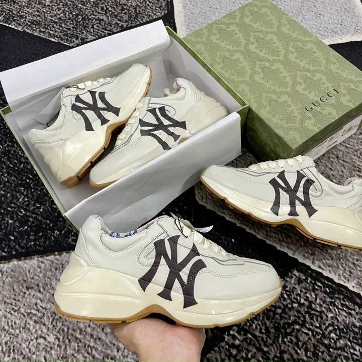 [COD]Gucci Ny Shoes สินค้าคุณภาพสูงรองเท้าผ้าใบหนังแท้คุณภาพสูงพร้อม ...