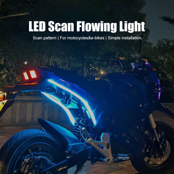 JPK 【Ready Stock】2Pcs LED Strip Light Flexible LED Scan Turn Signal ...