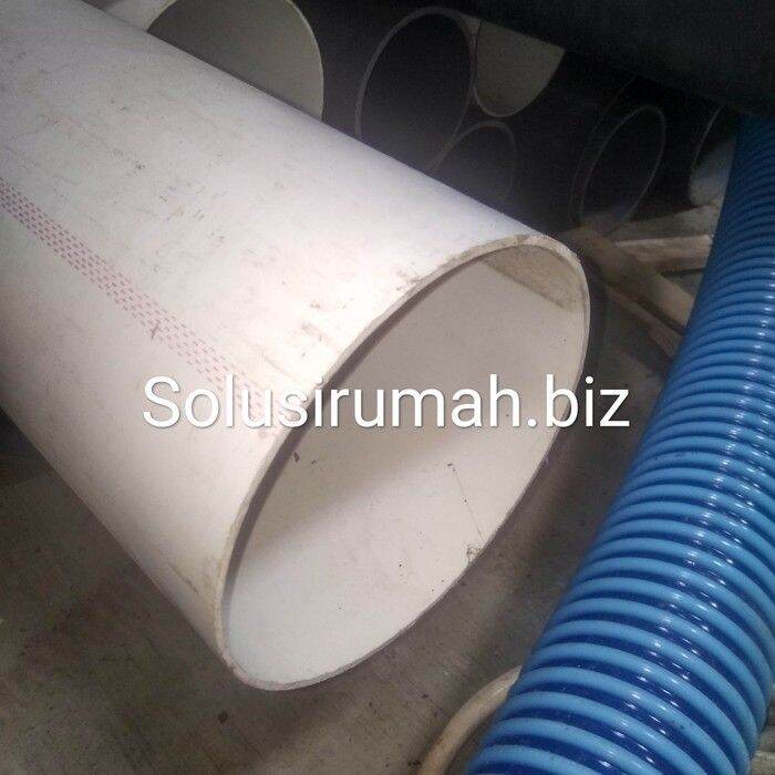 PARALON PIPA AIR PVC 8 D PUTIH LEDENG PLASTIK PLASTIC DIAMETER 8 INCH 8 ...