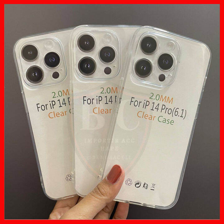 CASE FOR IPHONE 14 - TPU HD 2MM FOR IPHONE 14 PRO MAX 14 14 PRO 14 PLUS | Lazada Indonesia