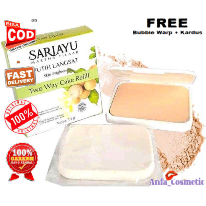 Sariayu Refill Bedak Putih Langsat Two Way Cake | Lazada Indonesia