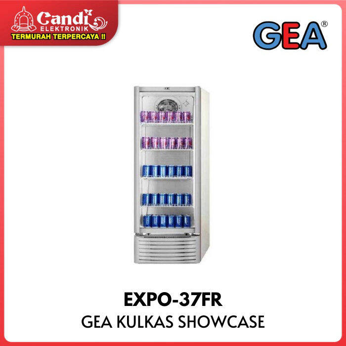 GEA Kulkas Showcase Kapasitas 290 Liter EXPO-37FR | Lazada Indonesia