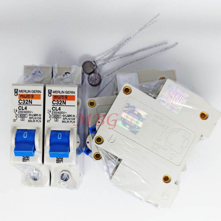 mcb merlin gerin modif dengan segel timah anti jeglek tahan panas kuat ...