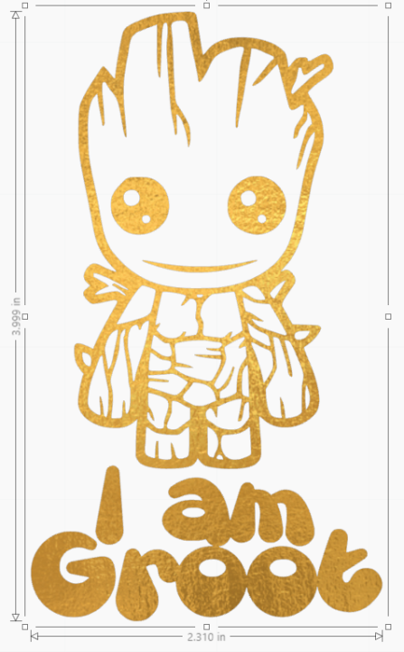 I Am Groot Decals Car Sticker WITH FREEBIES!!!! | Lazada PH