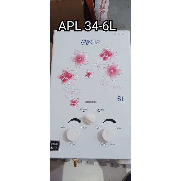WATER HEATER APOLLO 34-6L GARANSI WATER HEATER GAS WATER HEATER APOOL ...