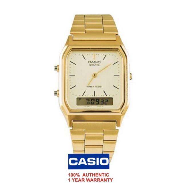 Casio Vintage AQ 230 GA-9D / AQ230 Gold Line | Lazada PH