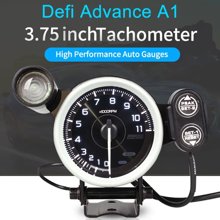 Defi Advance A1 Meter 7 Colors 11000 RPM Tachometer Gauge Stepper Motor ...