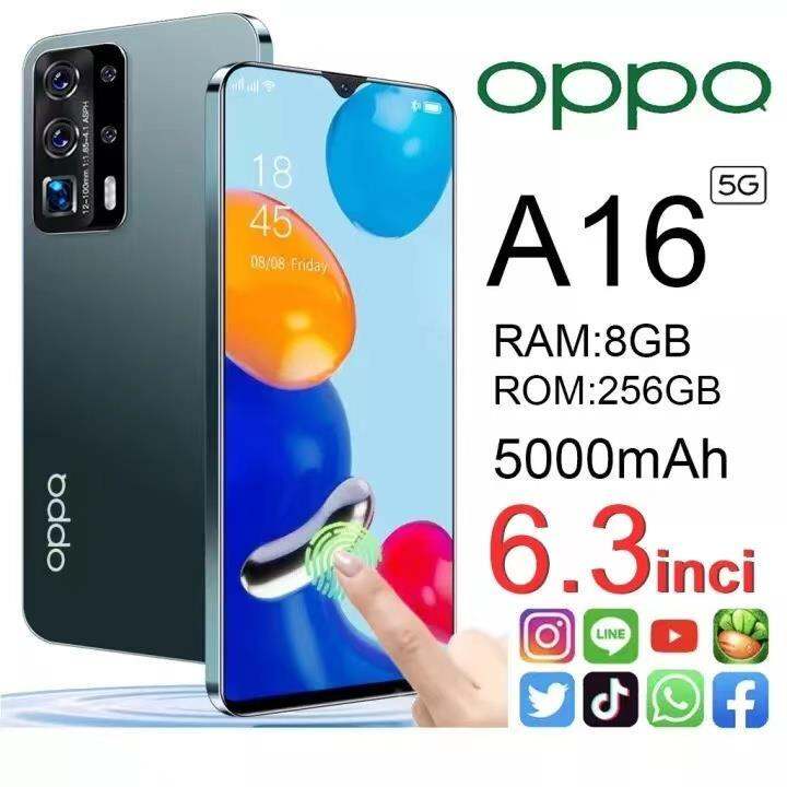 【COD】 OPP0 A6 RAM 8GB ROM 256GB 6.3cm Android phone 5G HP cheap ...
