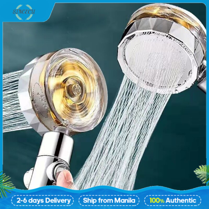 Shower Head Pressure Boost Shower Nozzle Rotate Universal Shower Head ...