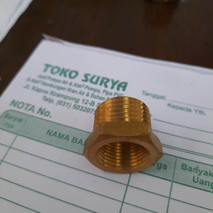 Verlop Ring Kuningan 1/2 x 3/8 Verlop Kuningan 1/2 x 3/8 Kuningan ...