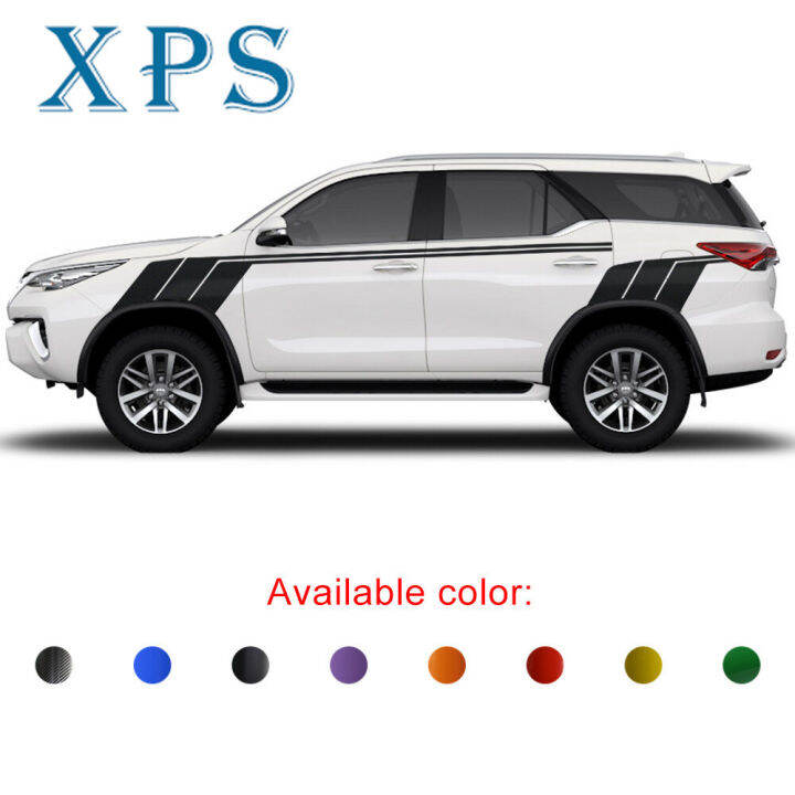 xps Fit For Toyota Fortuner 2015 2016 2017 2018 2019 Car Stickers Side ...