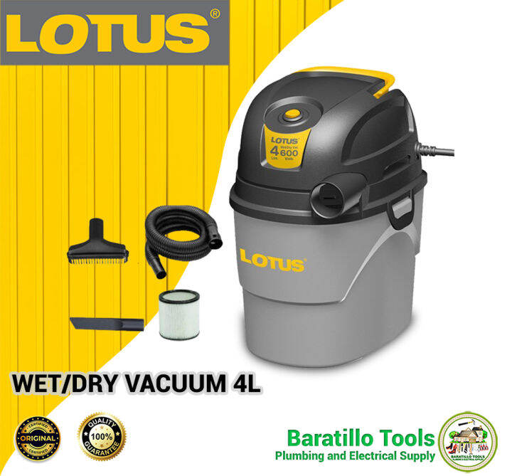 LOTUS WET/DRY VACUUM CLEANER 4L | Lazada PH